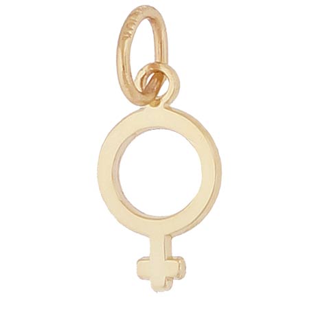 14k Gold Female Symbol Charm by Rembrandt Charms